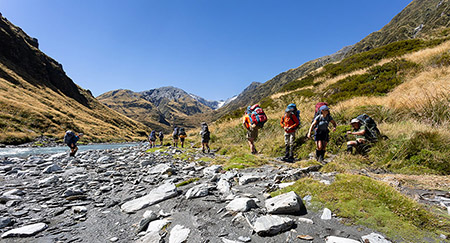 Nelson Tramping Club - Ivory Lake Hut, Waitaha Valley, Westland - 1-7 ...